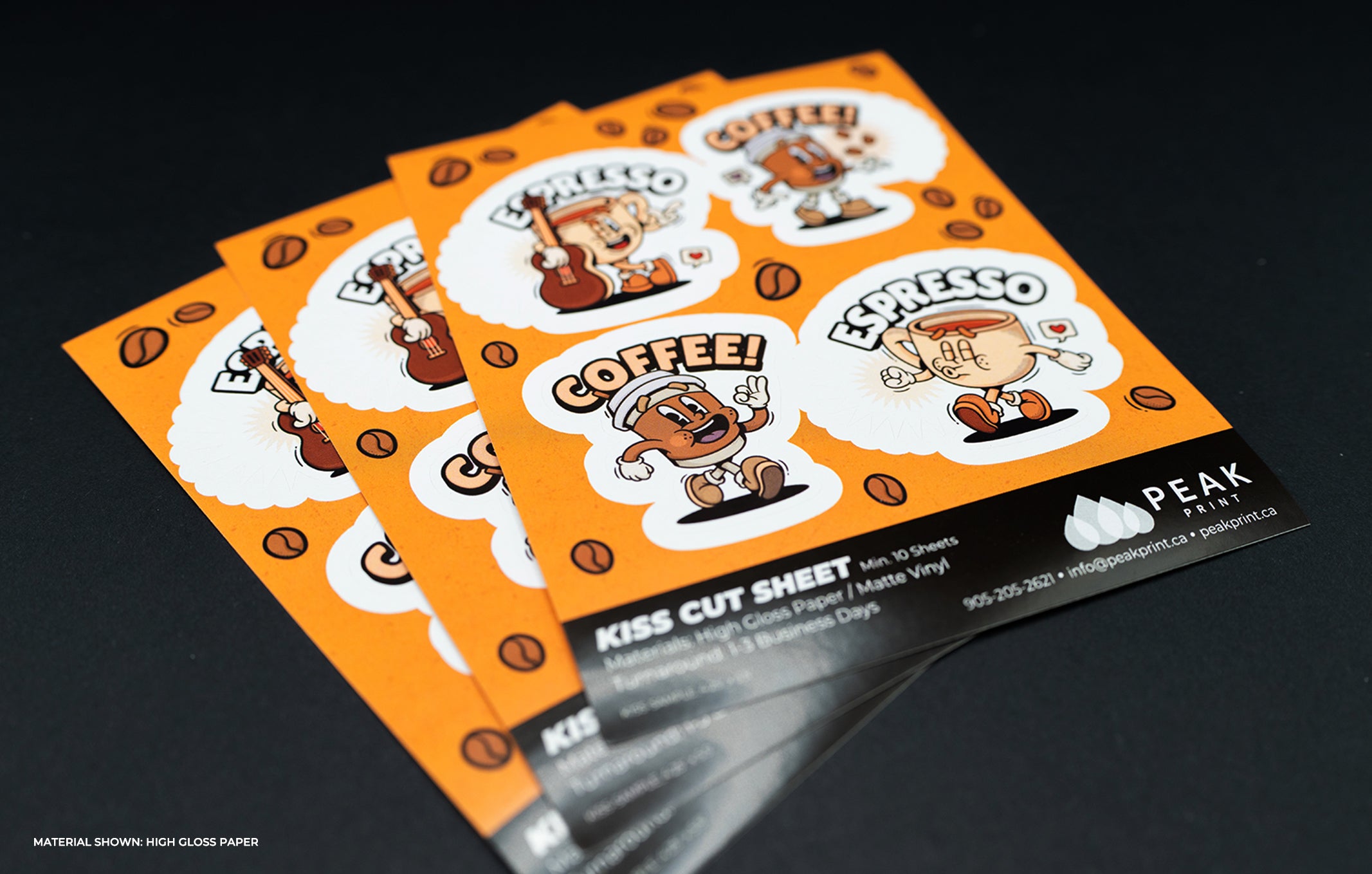 Kiss-Cut Sticker Sheets – Peak Print